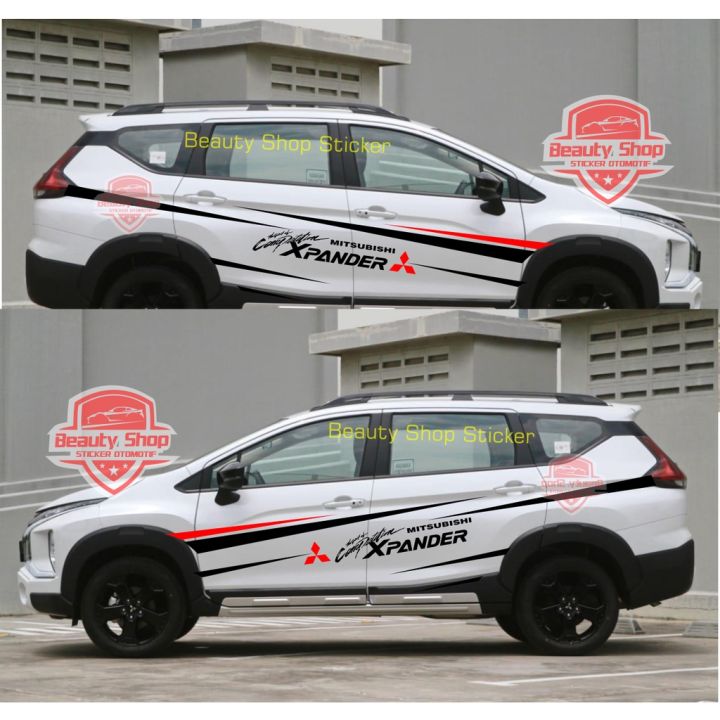 stiker sticker mobil mitsubishi xpander stripe list mobil mitsubishi ...