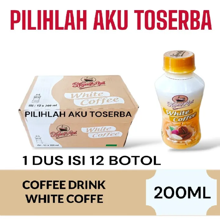 Kopi Kapal Api ( Coffee Drink ) White Coffee Kemasan Botol - ( HARGA 1 ...