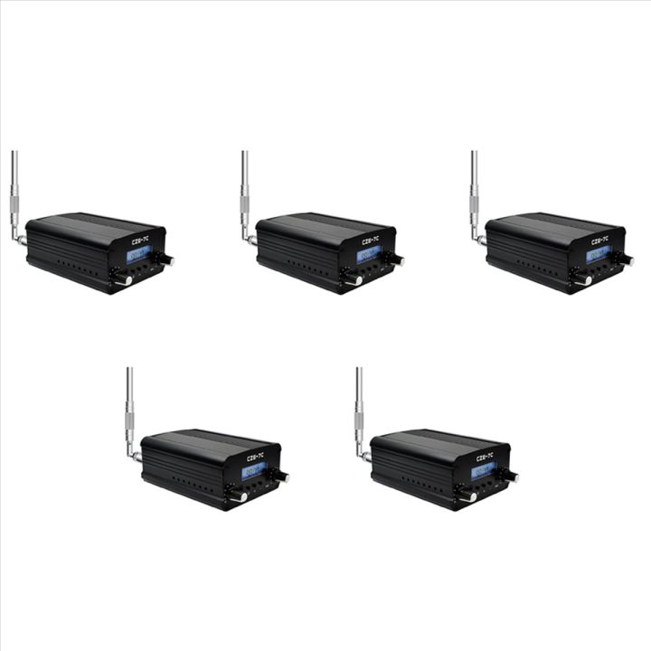 5X CZE-7C 7W Long Range FM Transmitter for Drive-In Church, School ...