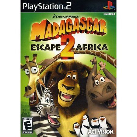 PS2 DreamWorks Madagascar - Escape 2 Africa , Dvd game Playstation 2 ...