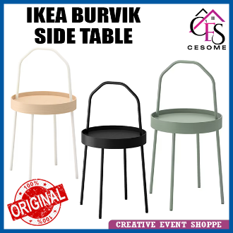 IKEA 💯Original ikea BURVIK Portable Side Table Meja Sisi | Lazada