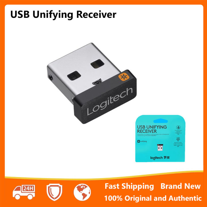 [Ready to Ship] Original Logitech USB Unifying Receiver, 2.4 GHz ...