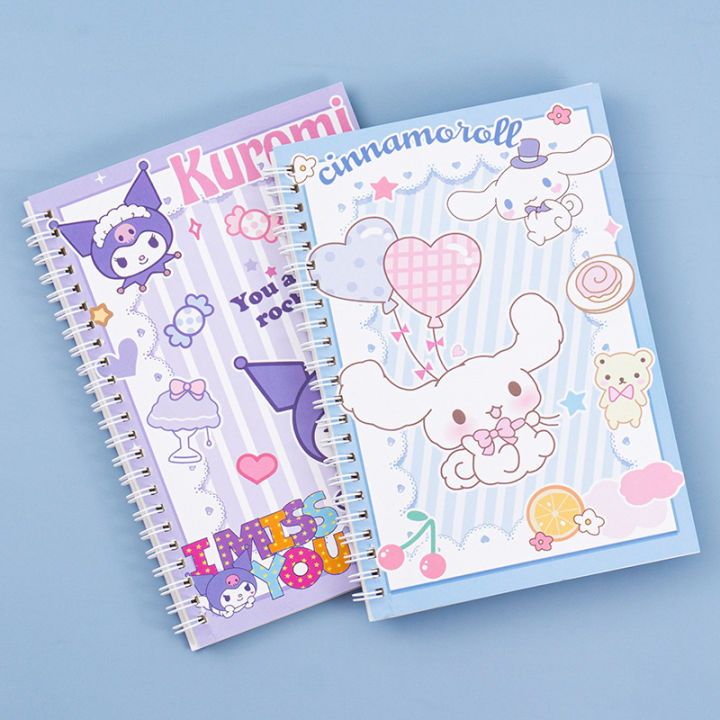 🔥chageey👍 A5 Coil Notebook Cartoon Sanrio Notebook Spiral Notebook ...