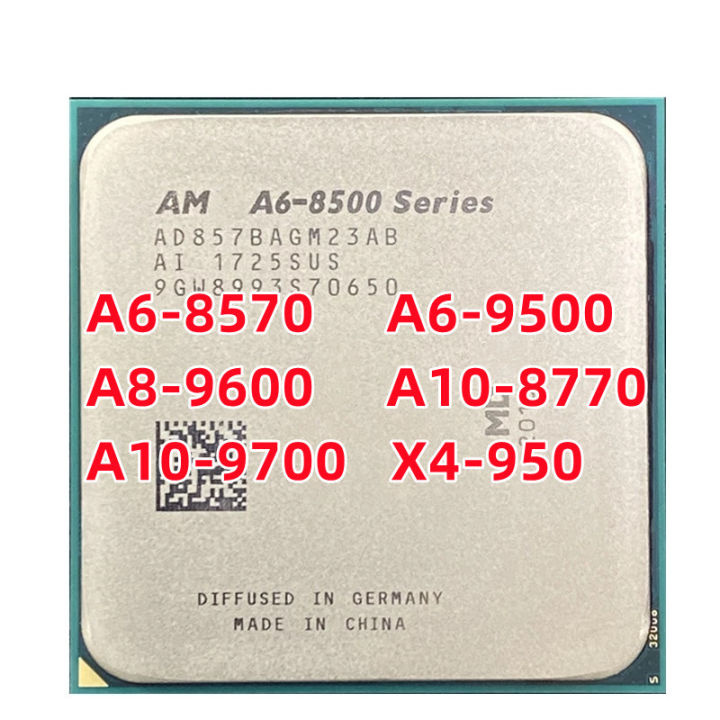 Desktop CPU Processor A6-Series A6 8570 8750 A6 9500 A8-9600 A10-8770 ...