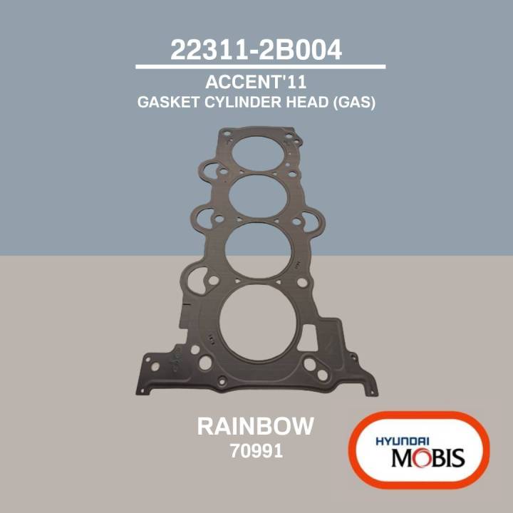 GASKET CYLINDER HEAD (GAS) for HYUNDAI ACCENT'11 [MobisOriginal] Part ...