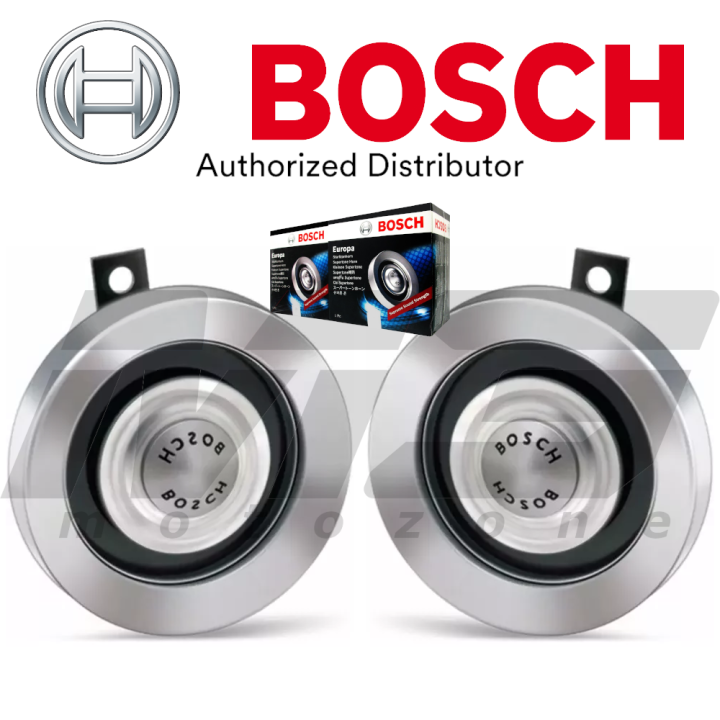 Original BOSCH Europa Silver Horn Set 12 volts (With QR Code For Proof ...