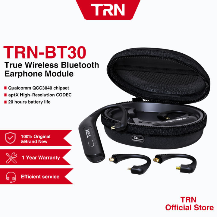 TRN BT30 TWS Wireless Bluetooth-Compatible Upgrade Cable Module Earhook 5.2 Bluetooth Headset ...