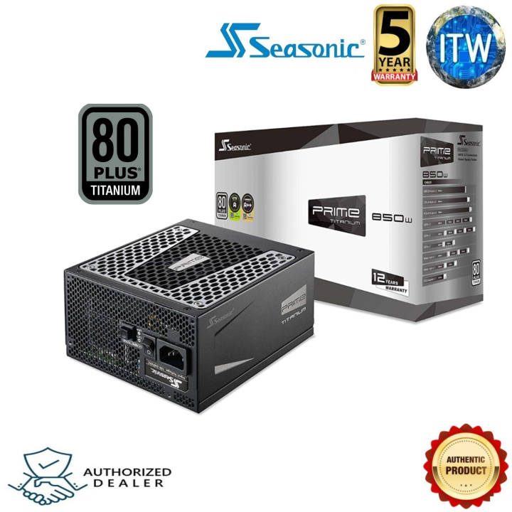 Seasonic PRIME ULTRA TITANIUM 850W 80+ Titanium Fully Modular Power ...