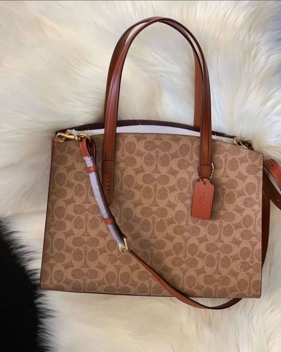 Original Coach 31210 Charlie Carryall in Signature Coated Canvas Tote ...