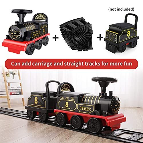 Electric Ride On Train Set with Tracks/Children Train/Classic Train ...