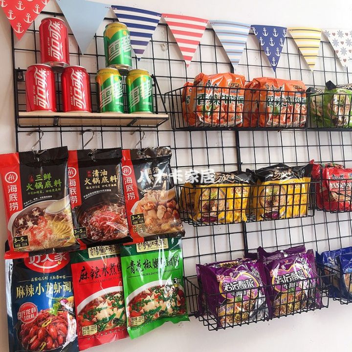 Online celebrity instant noodles Sashido shelf supermarket snack rack ...