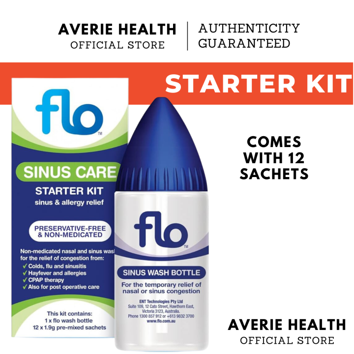 Flo Sinus Care Starter Kit (Inclusive of 12 Sachets) | Alternative to ...
