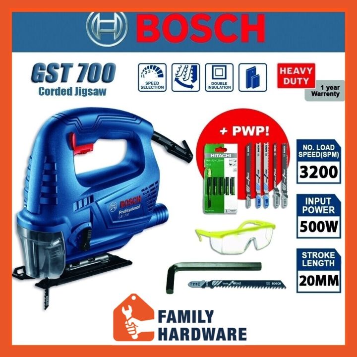 BOSCH GST 700 GST 680 Professional Jigsaw With T111C Basic Wood Jigsaw ...