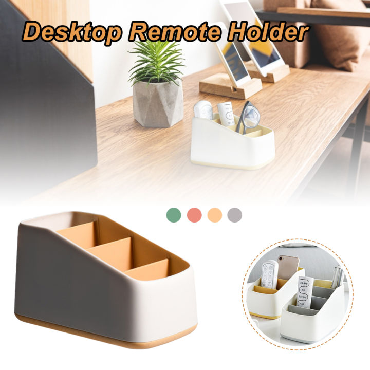 Rebrol【Ready Stock】Remote Control Holder 4 Slot Storage Organizer ...
