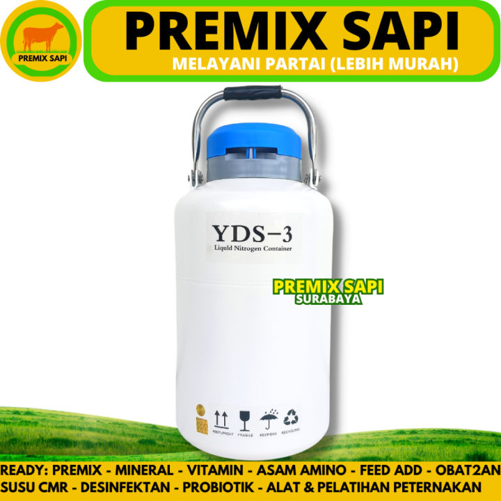 CONTAINER NITROGEN 3 LITER YDS - Kontainer IB Sapi Kontainer Nitrogen Cair untuk Lapangan ...