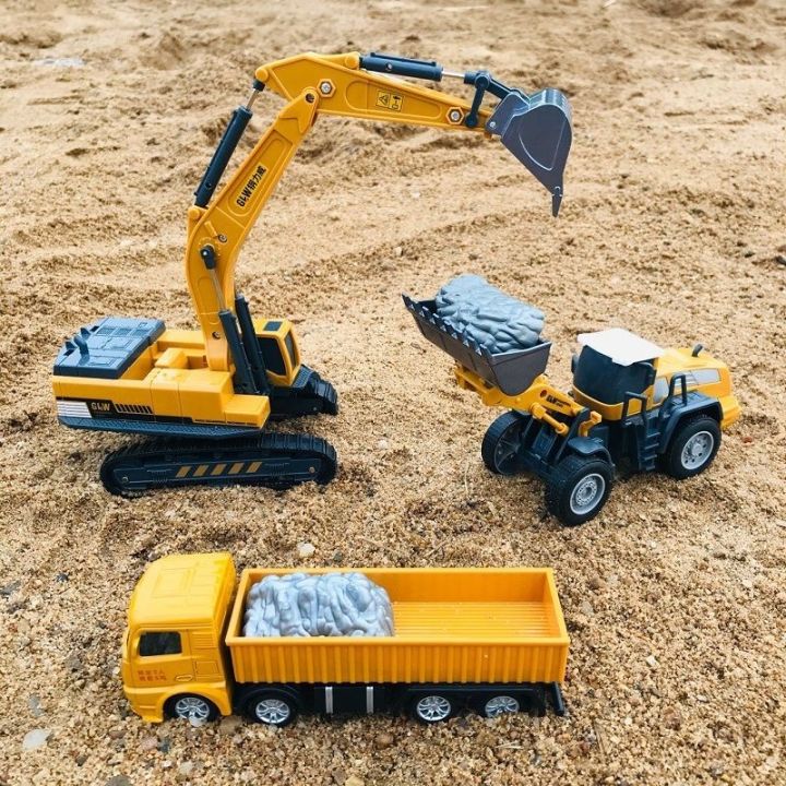 Excavator Toys Crane Toy Construction Toy Vehicle Crane Excavator ...