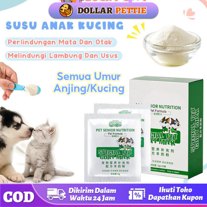 【Ready】Susu kucing bayi Susu bubuk kucing dan anjing Susu bubuk hewan ...