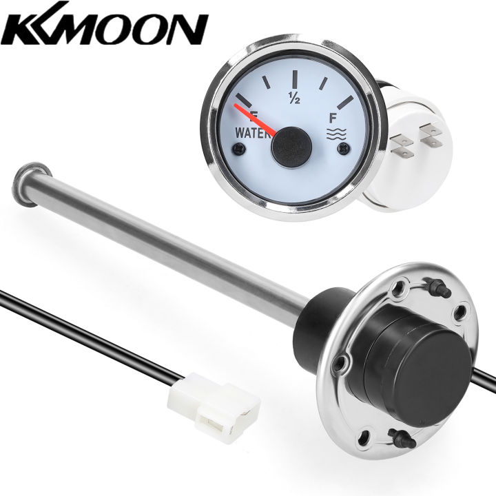 52mm Fuel Level Gauge 200mm 215mm Stainless Steel Fuel Level Sensor Water Level Gauge Meter 0 ...