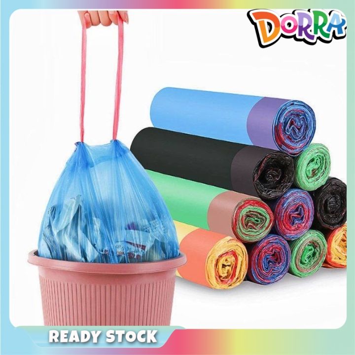 【READY STOCK】Biclean Drawstring Garbage Bag Office Cleaning Trash Bags ...