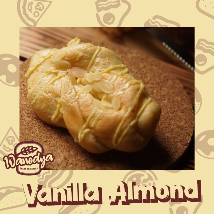 ROTI ALMOND Wanodya | Honey Bread - Vanilla Almond 50gr | Lazada Indonesia