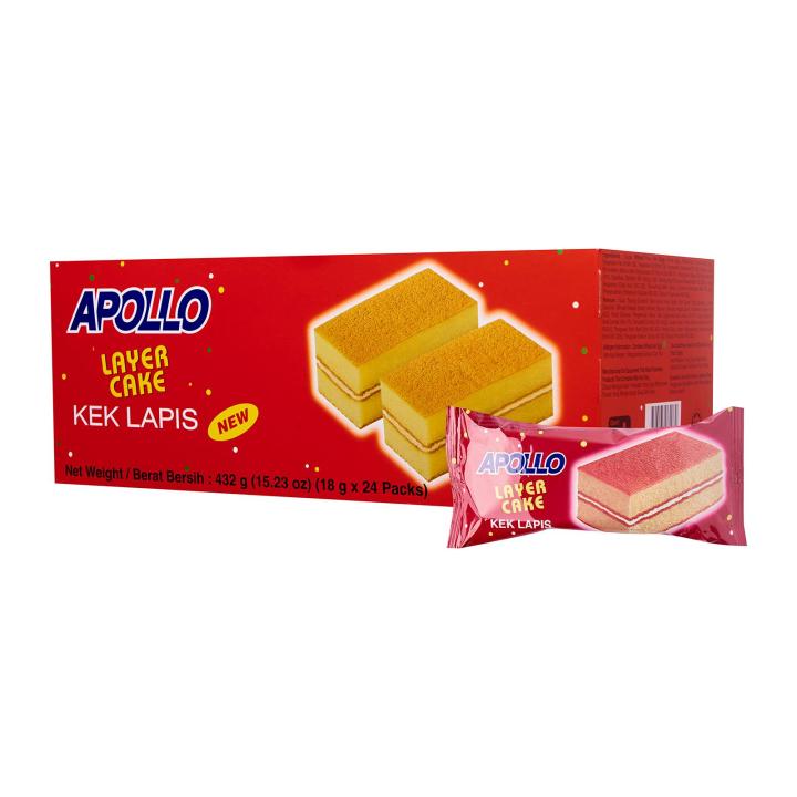Apollo Layer Cake 18G x 24 Pcs | Lazada Singapore