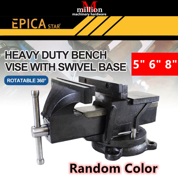 Epica Star 5 6 8 Inches Swivel Bench Vice Vise Heavy Duty Bench Vice ...