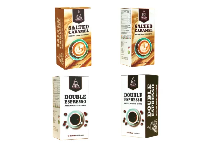 Zeefa Coffee Double Espresso Instant Coffee Medium Roasted 15g x 13 ...