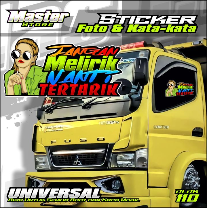 Sticker Kata-kata Keren, Motivasi, Lucu Motif JANGAN MELIRIK NANTI ...