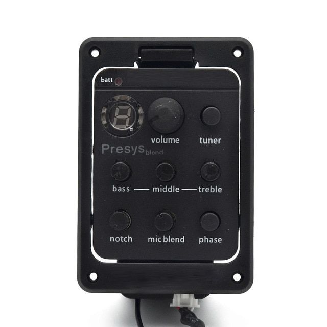 FISHMAN Presys 301 Mic Blendโมเดลคู่Preamp EQจูนเนอร์รถกระบะพีโซBeat ...