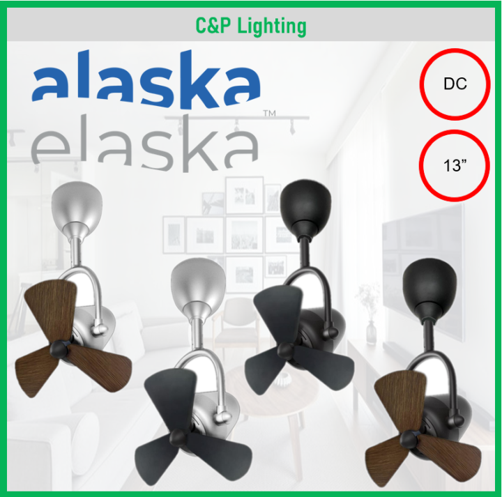 [New Launch] Alaska Swish 13" DC Corner Ceiling Mount Fan | Lazada Singapore