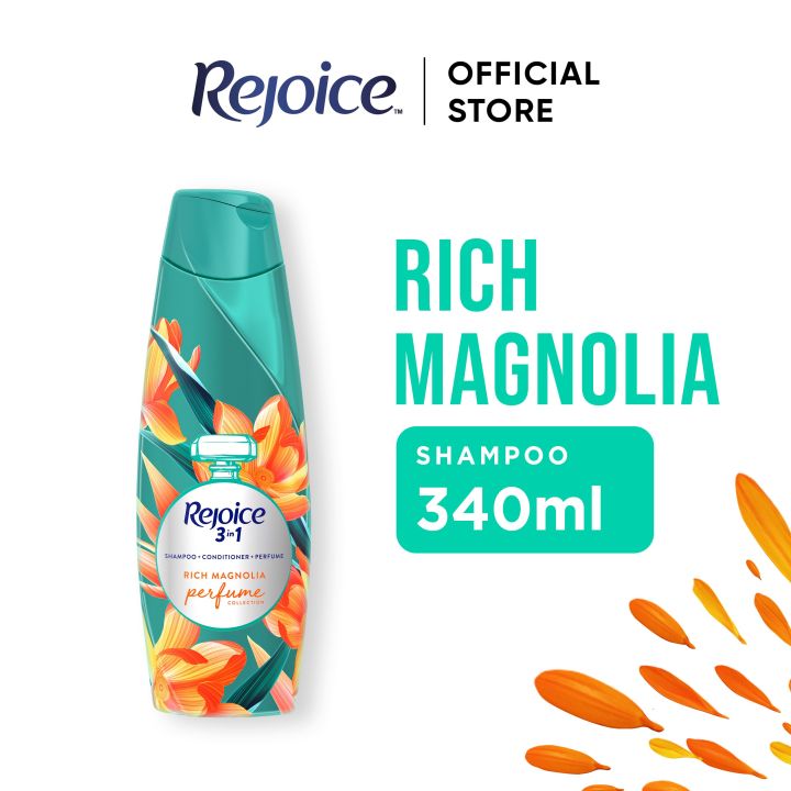 Rejoice 3in1 Shampoo Rich Magnolia Hair Care 340ml | Lazada PH