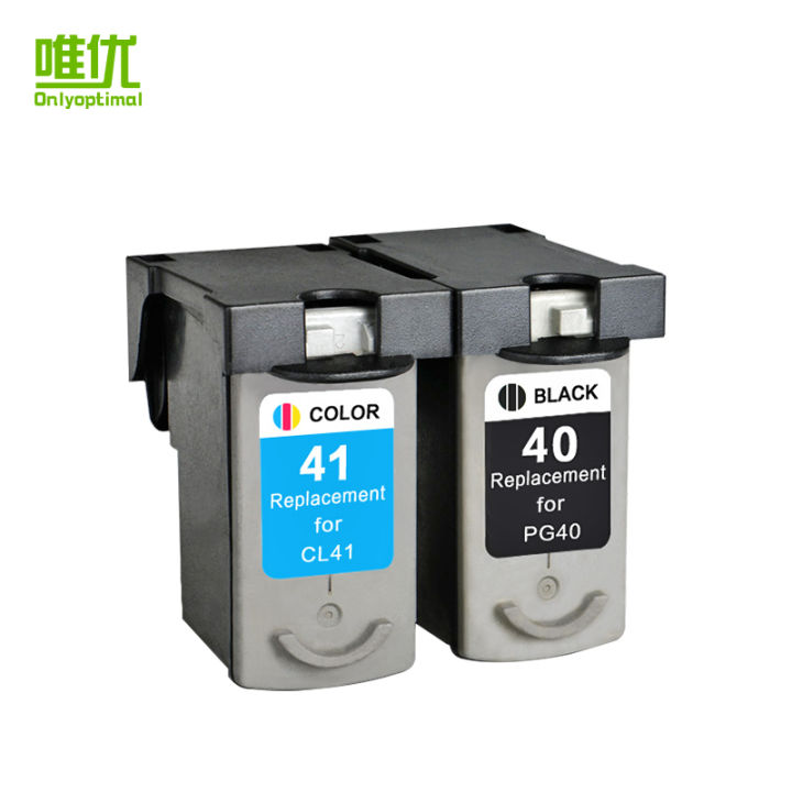2pcs PG-40 CL-41 PG40 CL41 Ink Cartridge For Canon Pixma MP140 MP150 ...