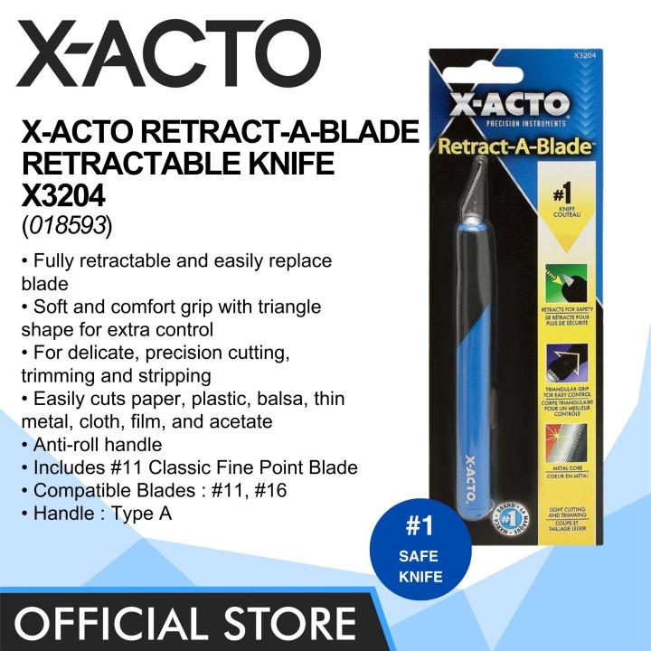 X-ACTO Retract-A-Blade Knife - Type A Handle (X3204) | Lazada PH