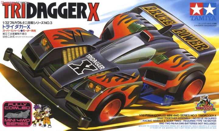 Jual Mobil Tamiya Mini 4WD Original Asli 19403 Tamiya Tridagger X ...