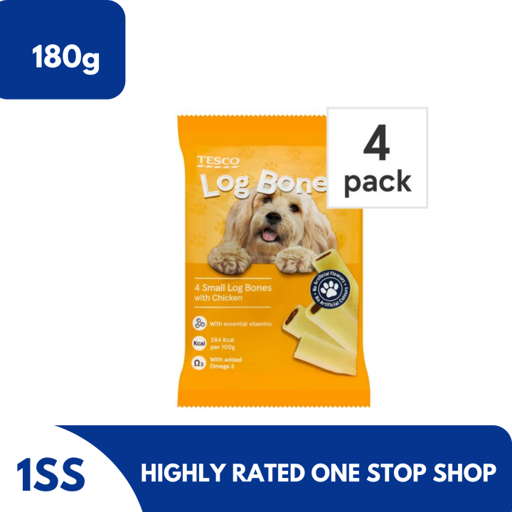 Tesco Small Log Bones with Chicken, 180g | Lazada PH