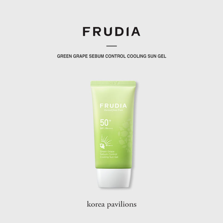 [FRUDIA Official] Green Grape Sebum Control Cooling Sun Gel, SPF50+ PA ...