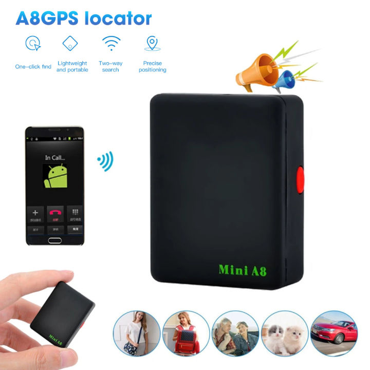 Mini A8 Locator Outdoor Pet Trackin Real Time Gps Tracker With SOS ...