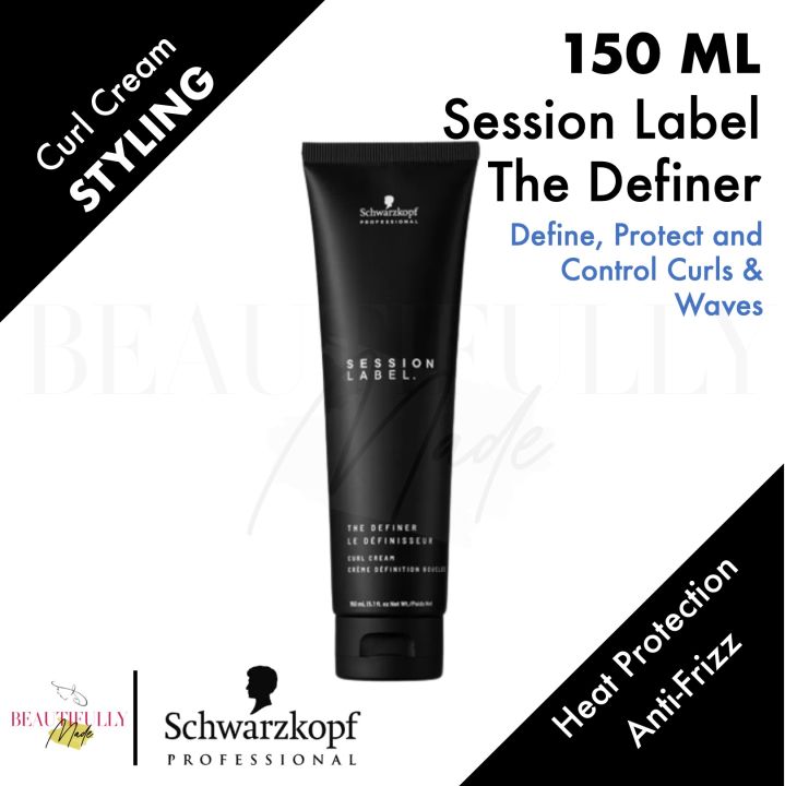 Schwarzkopf Professional Session Label The Definer 150ml - Curl Cream ...