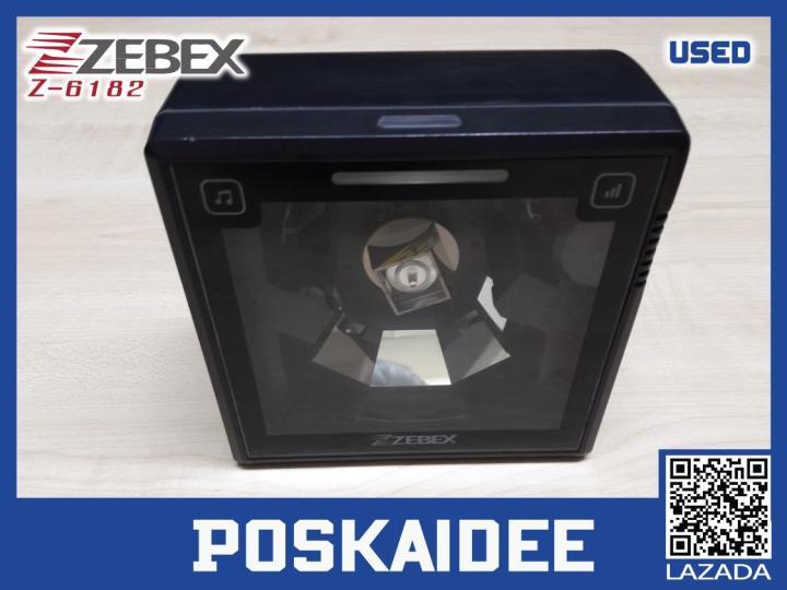 เครื่องอ่านบาร์โค้ดแบบตั้งโต๊ะ Zebex รุ่น Z-6182สินค้าใช้งานแล้ว | Lazada.co.th