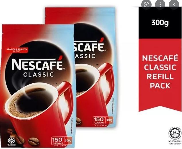 Nescafe Classic Refill (300g x 2 Packs).......New Stock.....Long Expiry ...