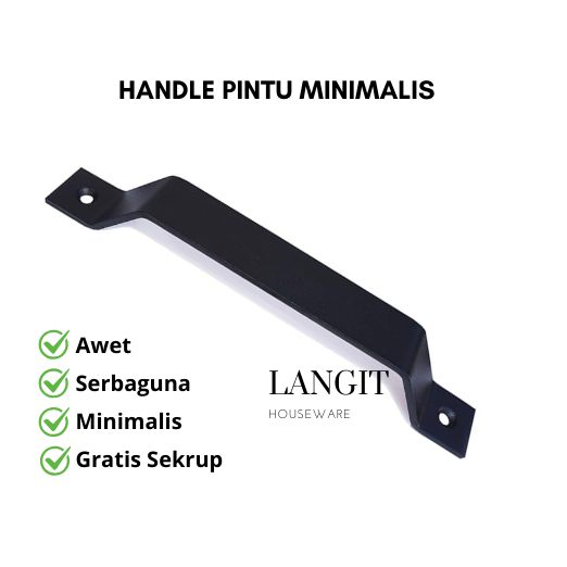 Handle pintu, Gagang pintu, Tarikan pintu. Desain minimalis. Bahan besi ...