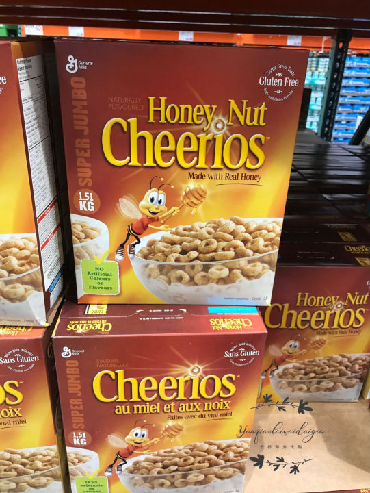 Spot Canada Cheerios new packaging Burt's Bees breakfast cereal honey ...