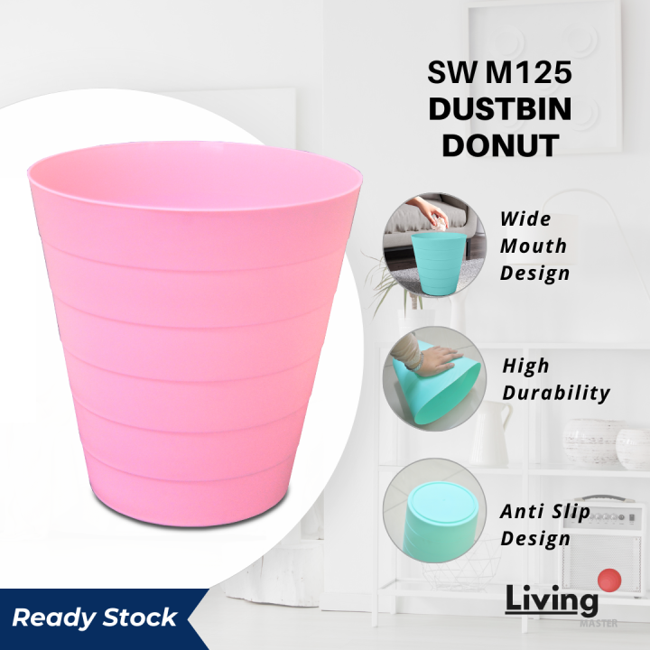 Pedal Dust Bin Waste Bin Rubbish Bin Dustbin Tong & Polypropylene ...