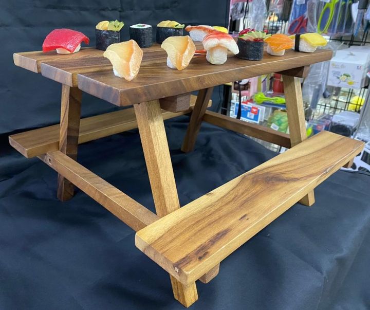 Acacia Wood Mini Picnic Bench | Lazada