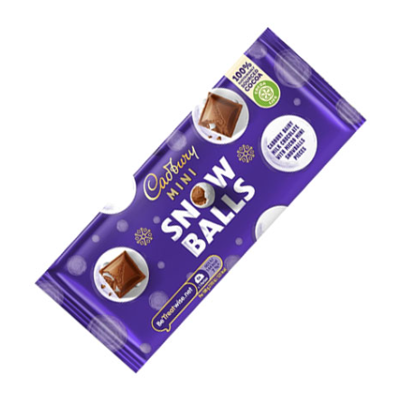 Cadbury Dairy Milk Mini Snowballs Chocolate Bar 110g | Lazada.co.th