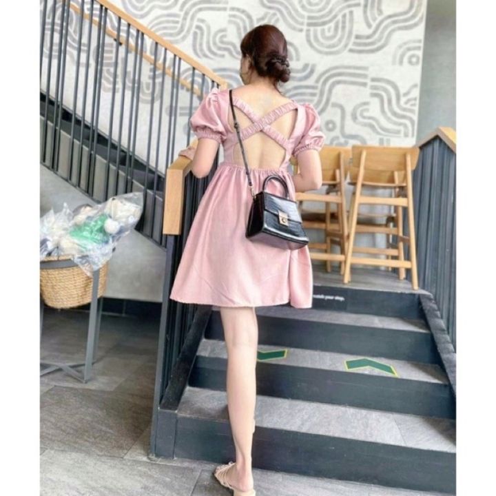 KATHRYN Babydoll Sexy Back Dress 12180# | Lazada PH