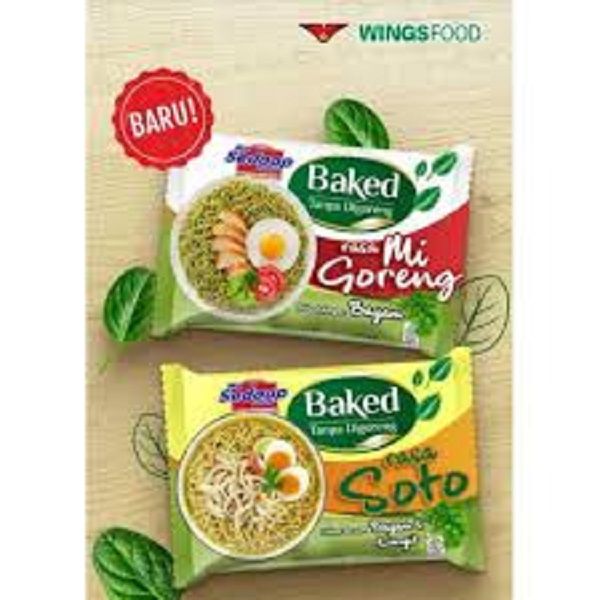 Mie Sedaap Baked Mi Soto Goreng Bayam 76G All Variant | Lazada Indonesia