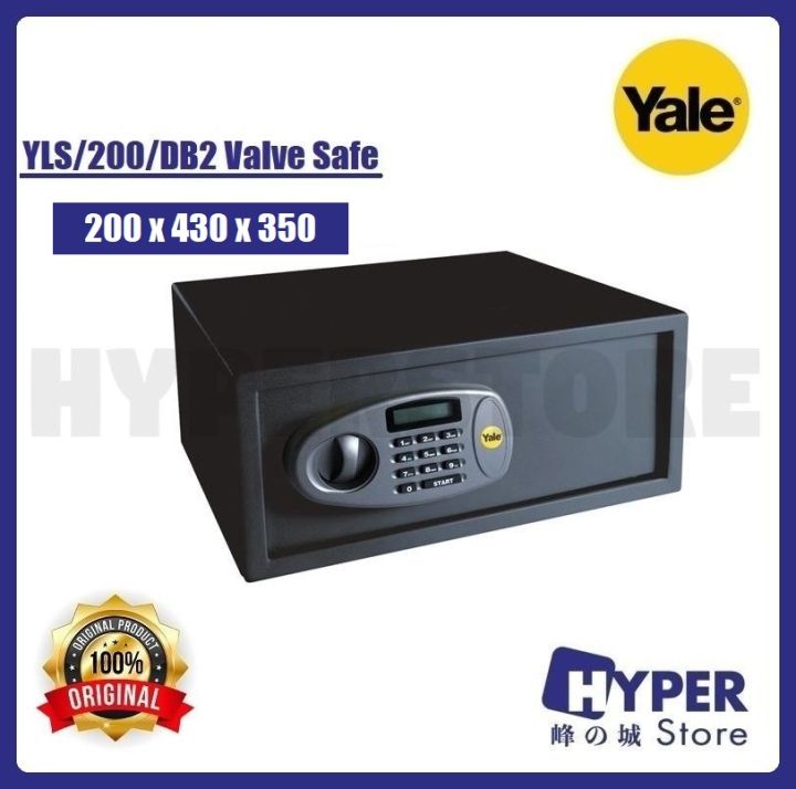 YALE Electronic Safe Box / Peti Kotak Keselamatan YLS/200/DB2 [100% ...