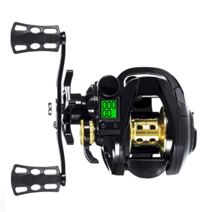 (ready stock) Fish Bite Alarm Baitcasting Reel with Accurate Depth ...