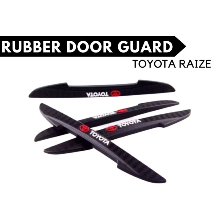 {TYEE Automotive Products} TOYOTA RAIZE Rubber door guard / Black ...